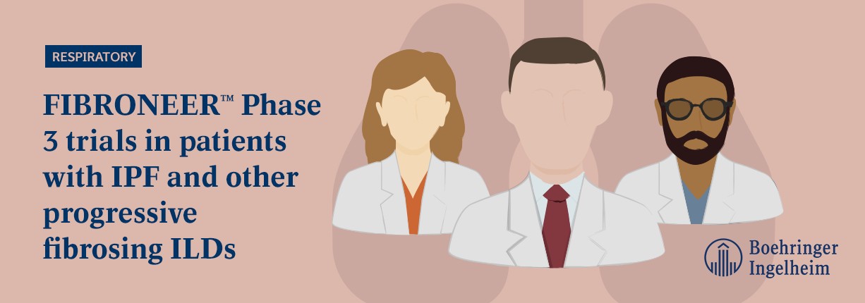 FIBRONEER™ trials for IPF, other progressive fibrosing ILDs | Boehringer Ingelheim